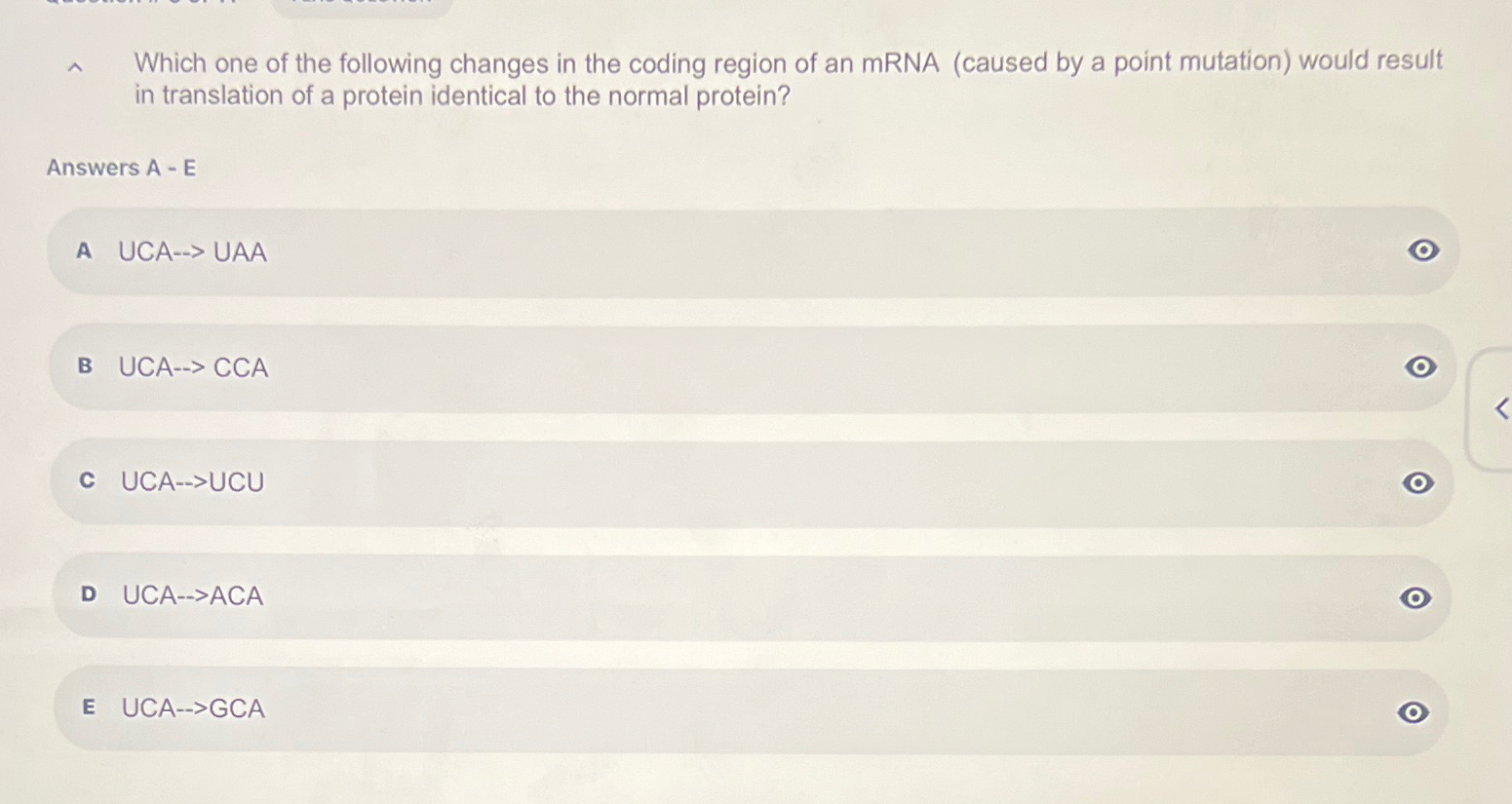Solved A Which one of the following changes in the coding | Chegg.com