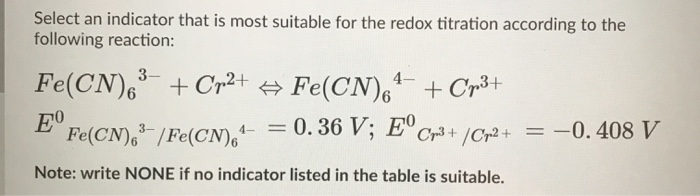 Solved Select an indicator that is most suitable for the | Chegg.com