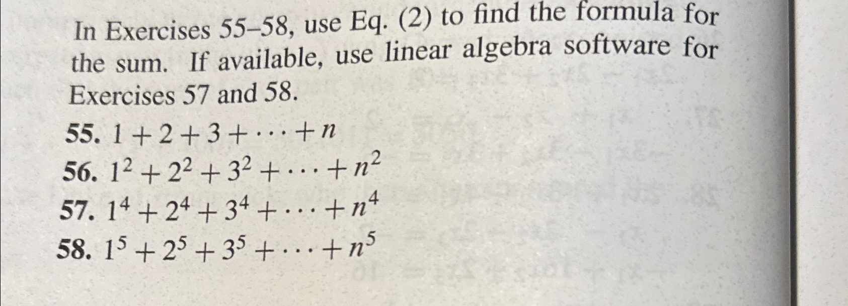 Solved In Exercises 55-58, ﻿use Eq. (2) ﻿to find the formula | Chegg.com
