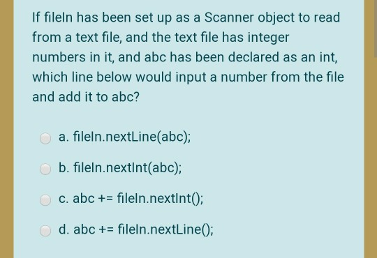Solved Which of the following is the proper syntax to create | Chegg.com