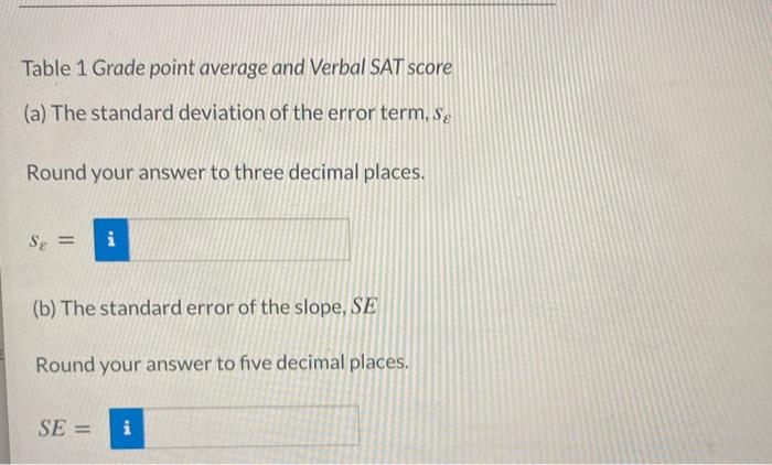 Solved More Computation on Predicting GPA Computer output | Chegg.com
