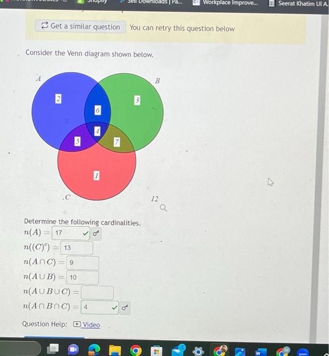 Solved A Get a similar question You can retry this question | Chegg.com