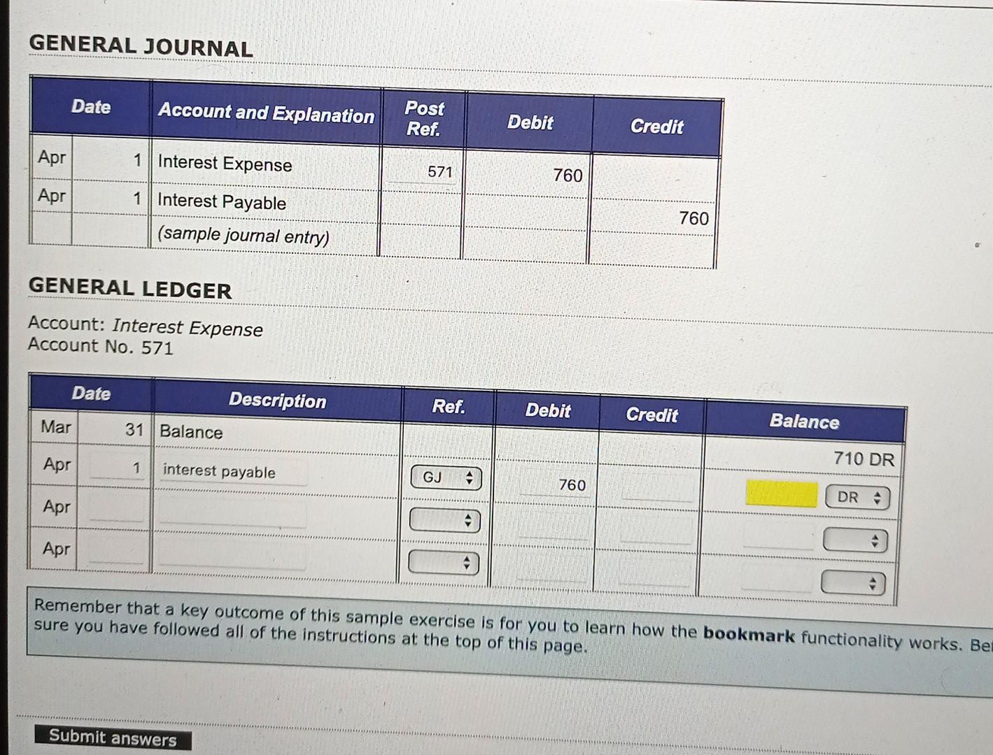 Solved GENERAL JOURNAL Date Account and Explanation Post | Chegg.com