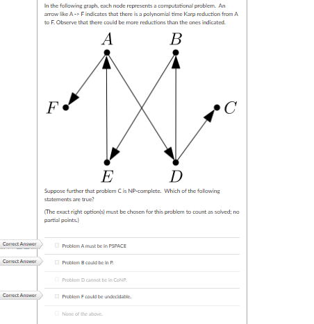 Solved In the following graph, each node represents a | Chegg.com
