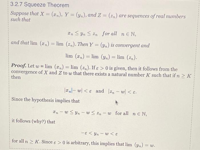 Solved 14. Use the Squeeze Theorem 3.2.7 to determine the | Chegg.com