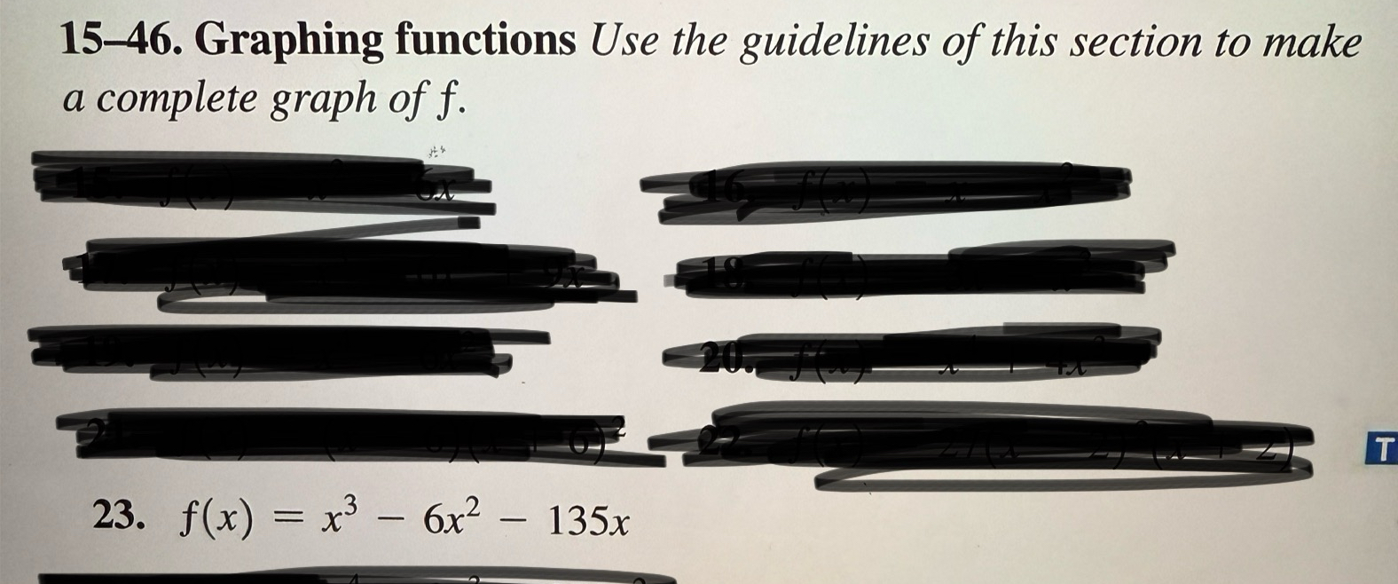 Solved 15-46. ﻿Graphing functions Use the guidelines of this | Chegg.com