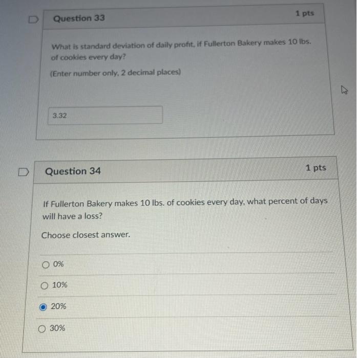 Solved Fullerton Bakery advertises fresh baked cookies which | Chegg.com