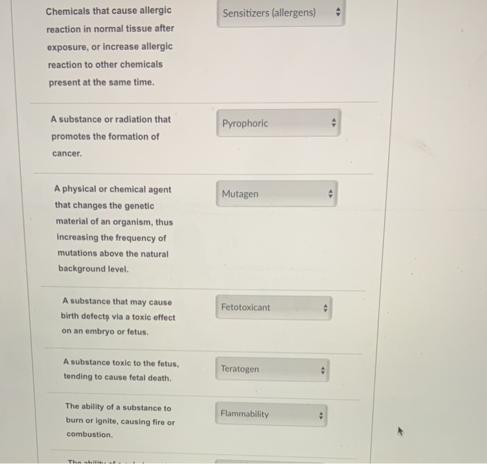 Solved Match each definition to the correct term. These | Chegg.com