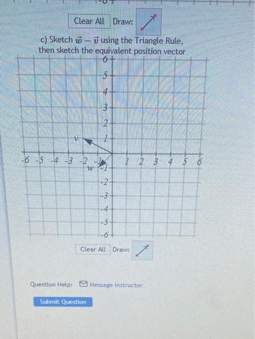 Solved VEOL Given the vectors B and w la a) Sketch the | Chegg.com