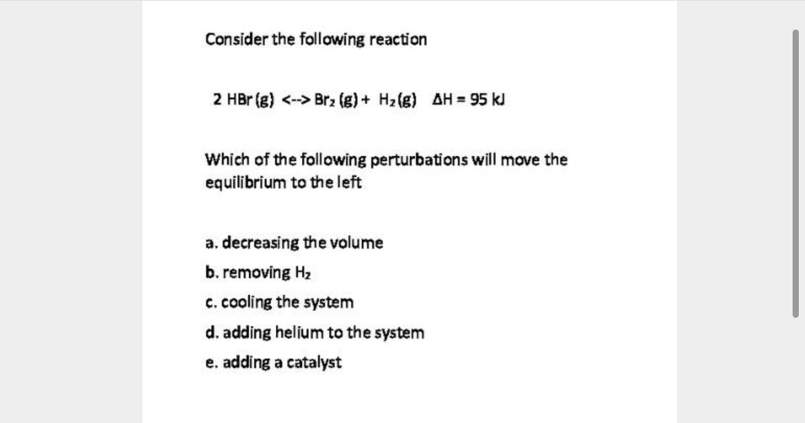 Solved Consider the following | Chegg.com