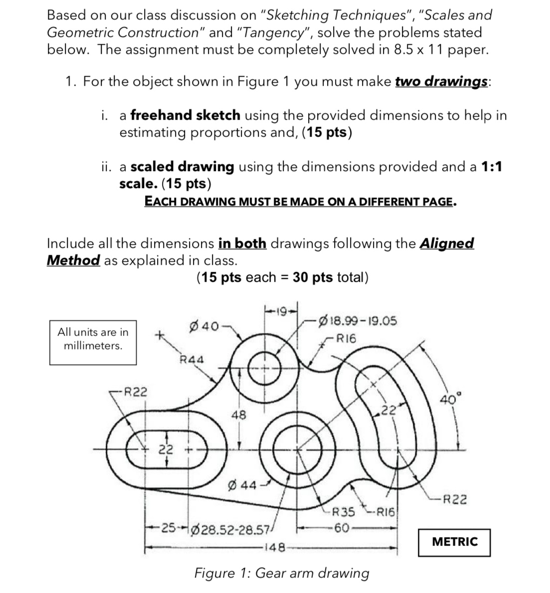 Solved Based on our class discussion on "Sketching | Chegg.com