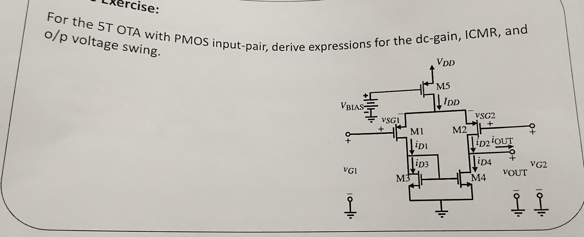 Solved Here Icmr Means The Input Common Mode Range Please