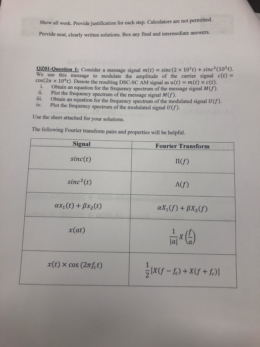 Solved Show all work. Provide justification for each step. | Chegg.com
