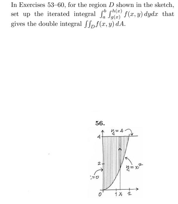 Solved solve 56 then for part b reverse the order of | Chegg.com