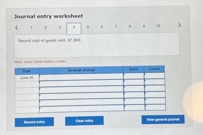 Solved Journal entry worksheet Sold $13,000 of merchandise | Chegg.com