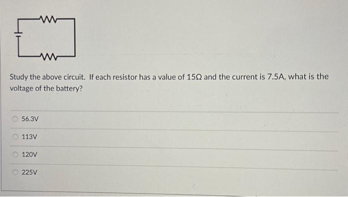 Solved Study the above circuit. If each resistor has a value | Chegg.com