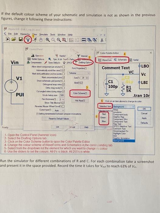 Solved 3. Capacitors in DC (30 marks) Use LTspice to | Chegg.com