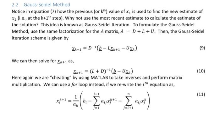 (6) 21 Jacobi iteration Method Consider the following | Chegg.com