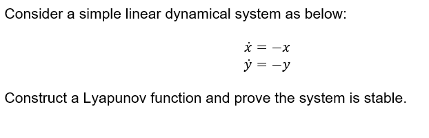 Solved Cyber Physical Systems - ﻿ODE Solution and Stability | Chegg.com