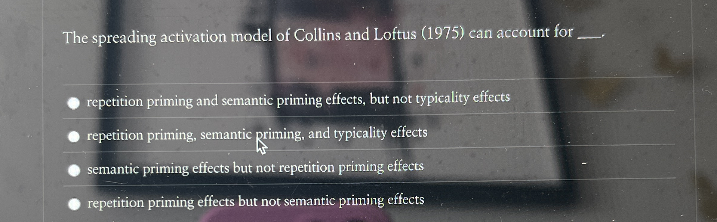 Solved The spreading activation model of Collins and Loftus | Chegg.com
