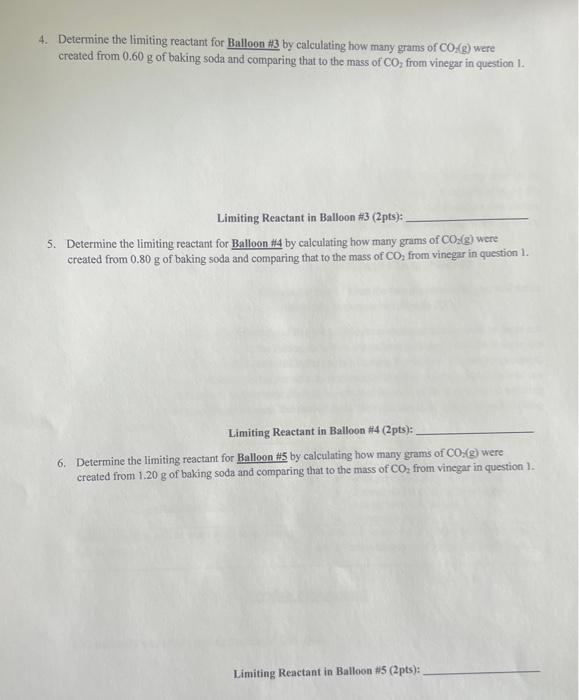 Solved Use stoichiometry to identify the limiting reactant | Chegg.com
