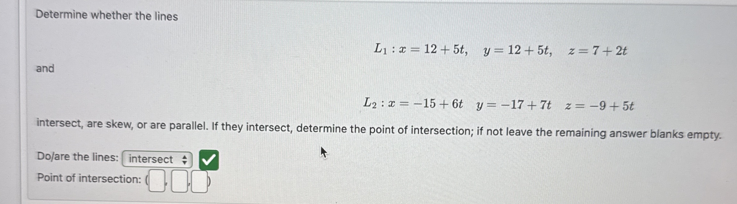 Solved Determine whether the | Chegg.com
