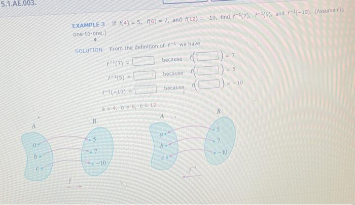 Solved EXAMPLE 3 If f(4)=5,f(6)=7, and f(12)=−10, find | Chegg.com