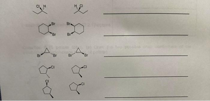 Solved Label each molecule as either constitutional isomers, | Chegg.com
