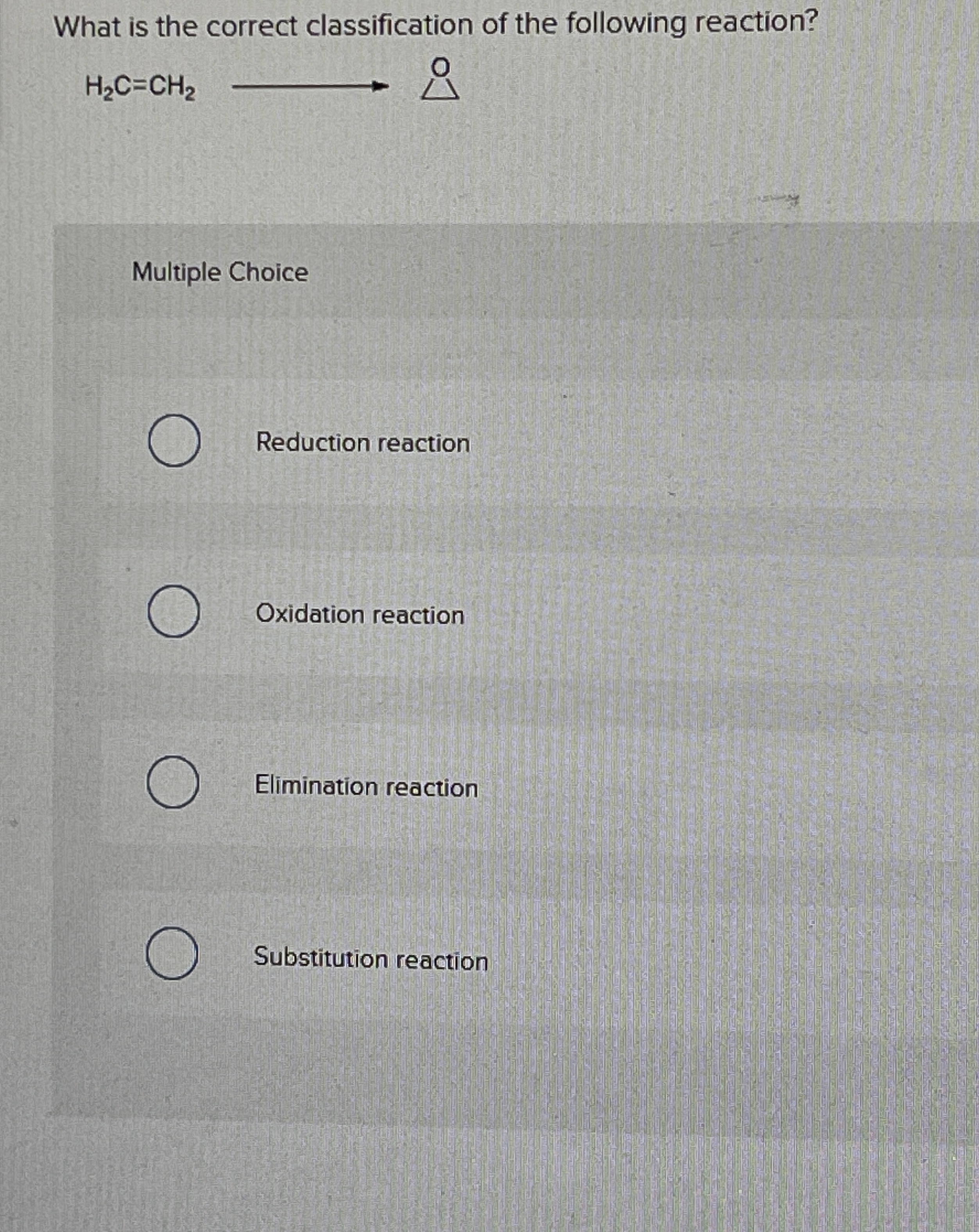 Solved What is the correct classification of the following | Chegg.com