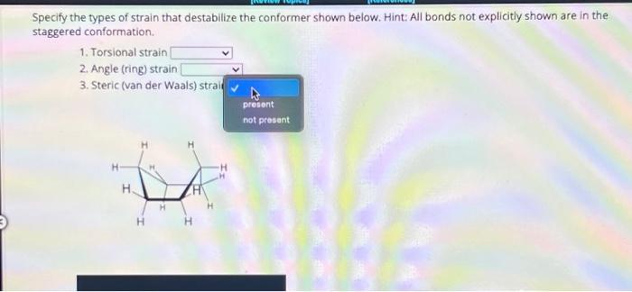 Solved Specify the types of strain that destabilize the | Chegg.com