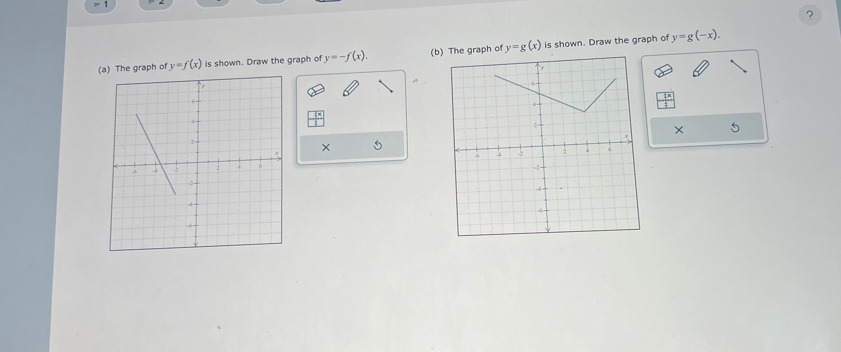 Solved (a) ﻿The graph of y=f(x) ﻿is shown. Draw the graph of | Chegg.com