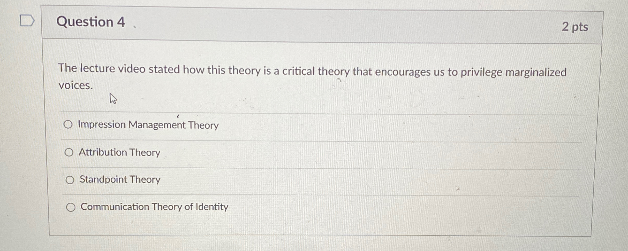 Solved Question 42 ﻿ptsThe lecture video stated how this | Chegg.com