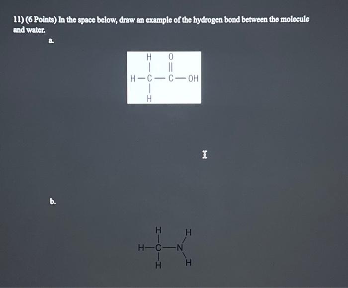Solved 11) (6 Points) In the space below, draw an example of | Chegg.com