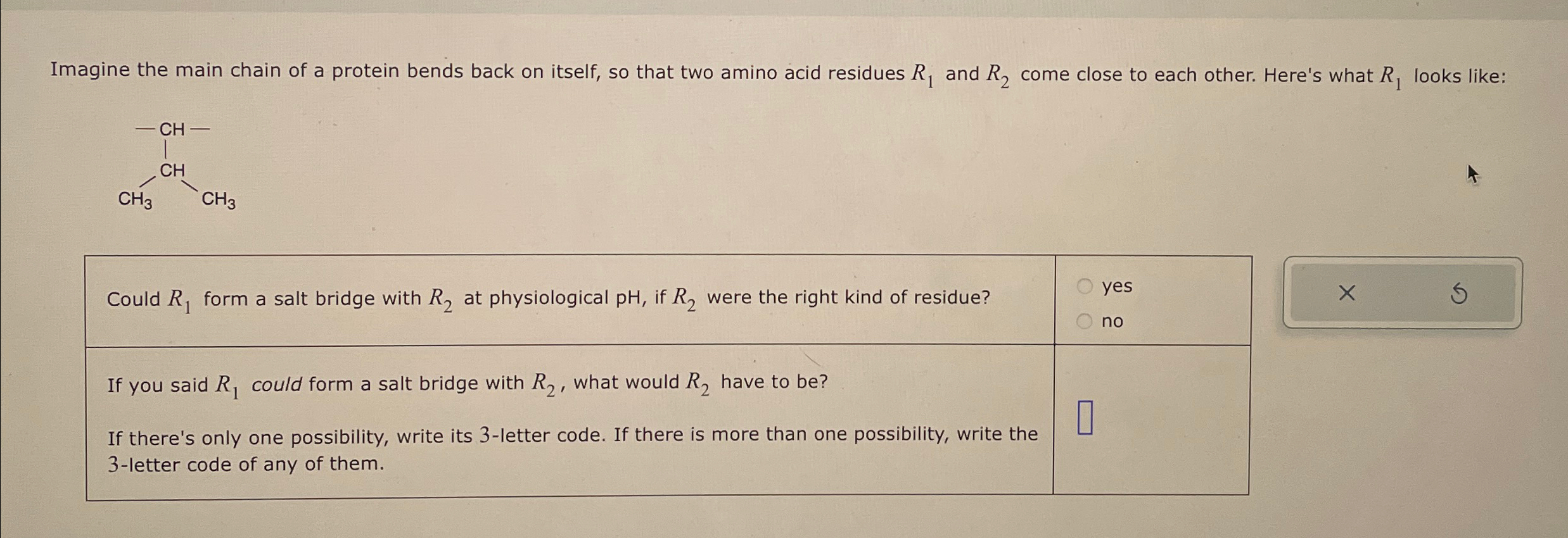 Solved Imagine the main chain of a protein bends back on | Chegg.com