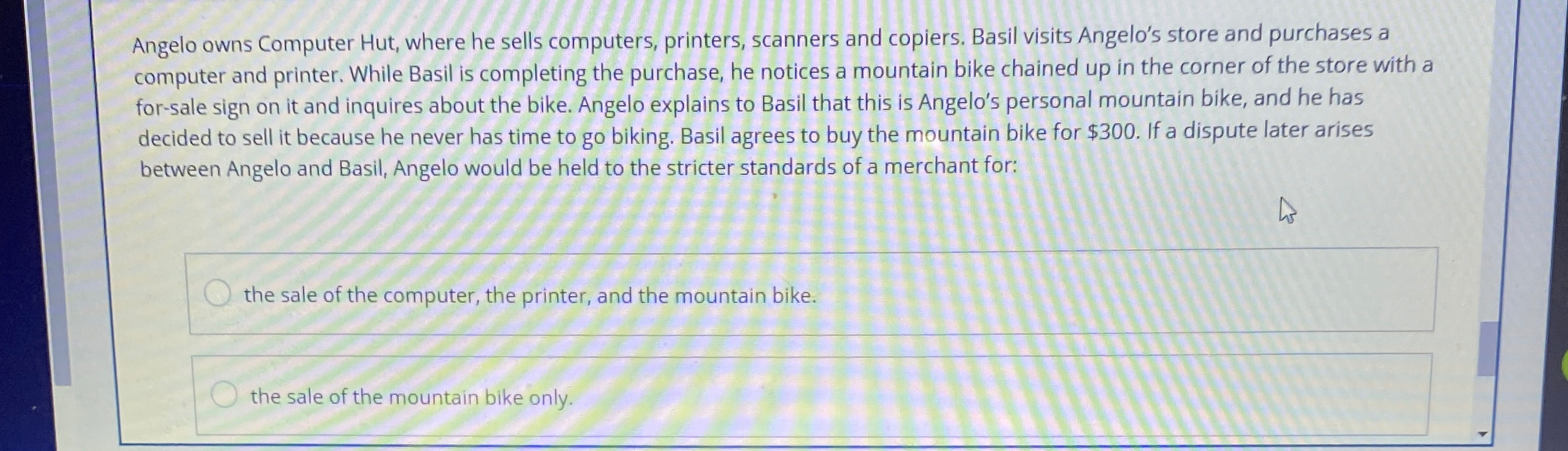 Solved Angelo owns Computer Hut, where he sells computers, | Chegg.com