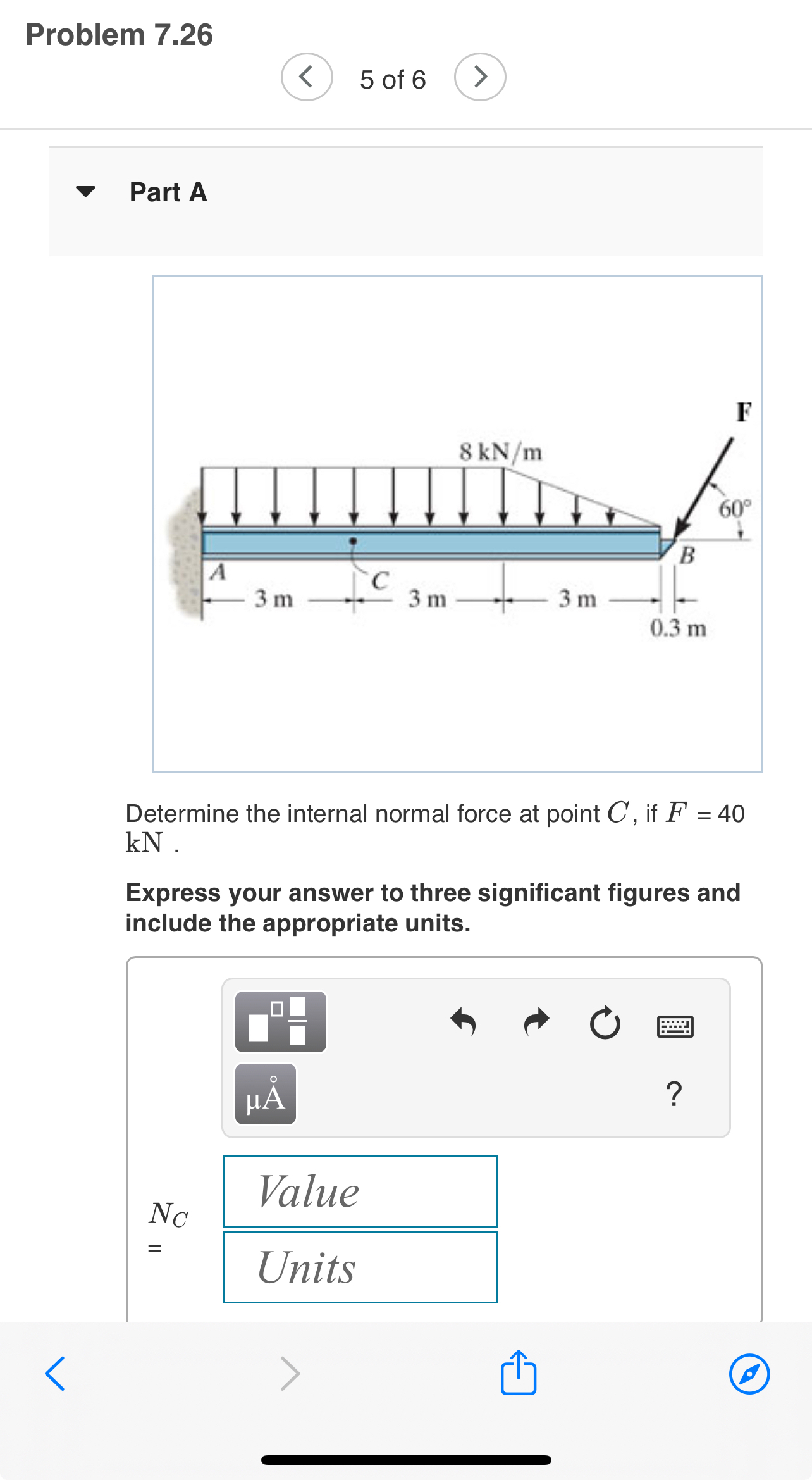 Solved Problem 7 265 ﻿of 6part Adetermine The Internal