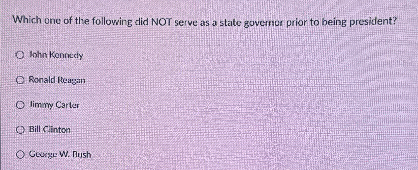 Solved Which one of the following did NOT serve as a state | Chegg.com