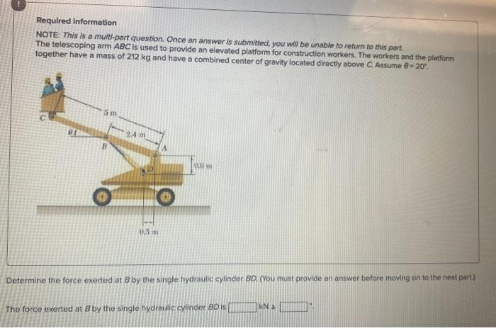 Solved Required information NOTE This is a mult-part | Chegg.com