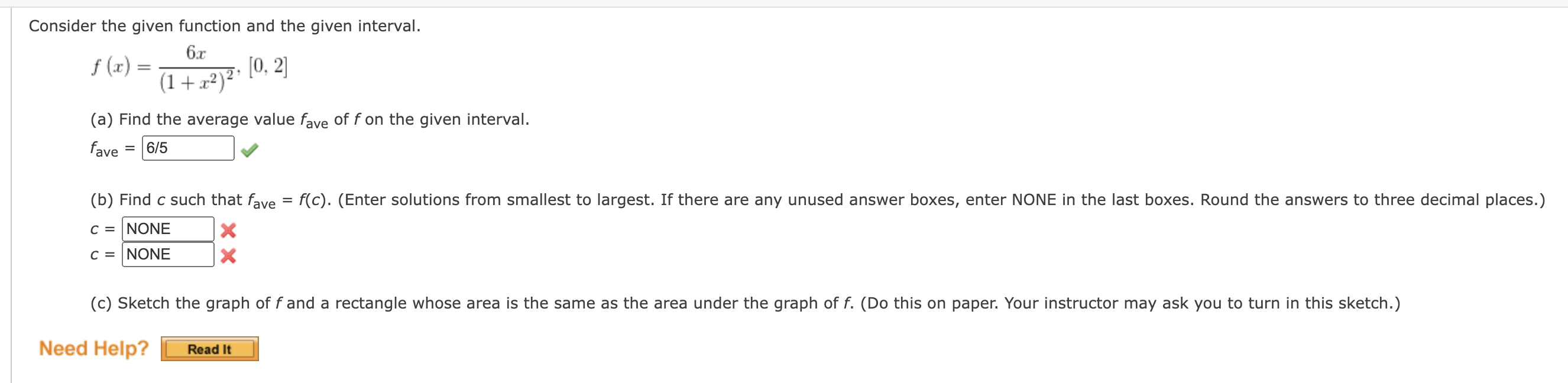 Solved Consider The Given Function And The Given