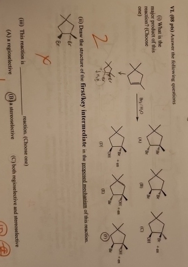 Solved VI. ( 08 ﻿pts ) ﻿Answer the following questions(i) | Chegg.com