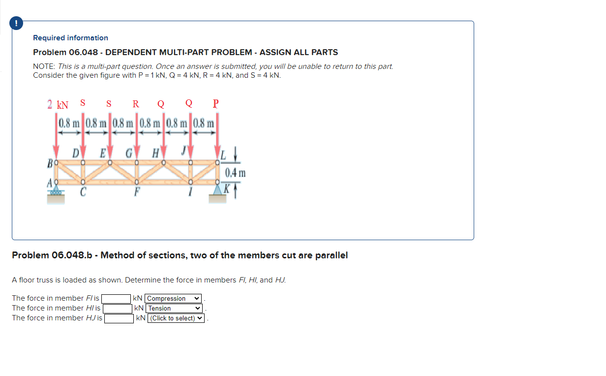 Solved !Required informationProblem 06.048 - ﻿DEPENDENT | Chegg.com