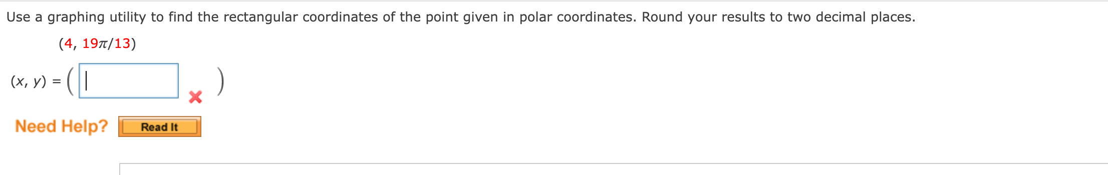Solved Use a graphing utility to find the rectangular | Chegg.com