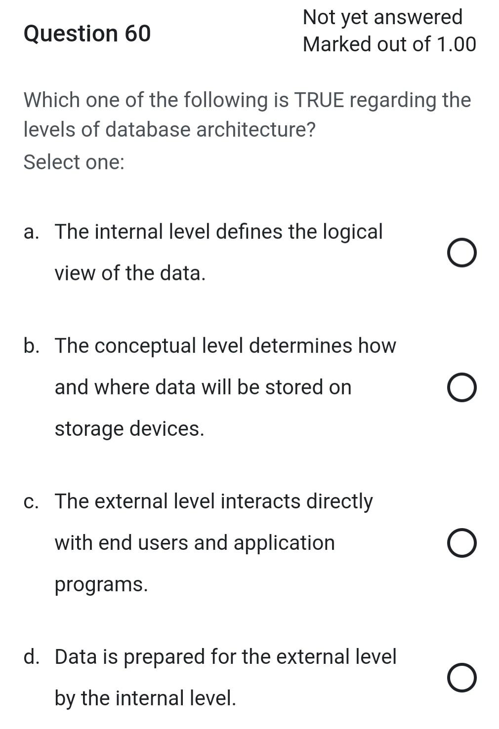 Solved Which one of the following statements regarding | Chegg.com