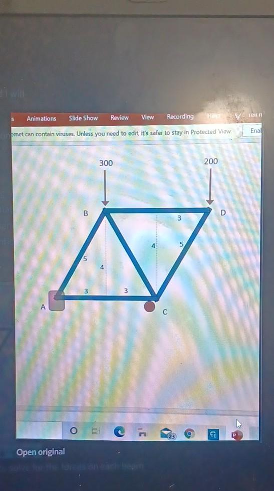 Solved Animations Slide Show Review View Recording Vienn | Chegg.com