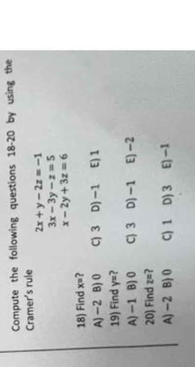 Solved Compute the following questions 18-20 ﻿by using the | Chegg.com