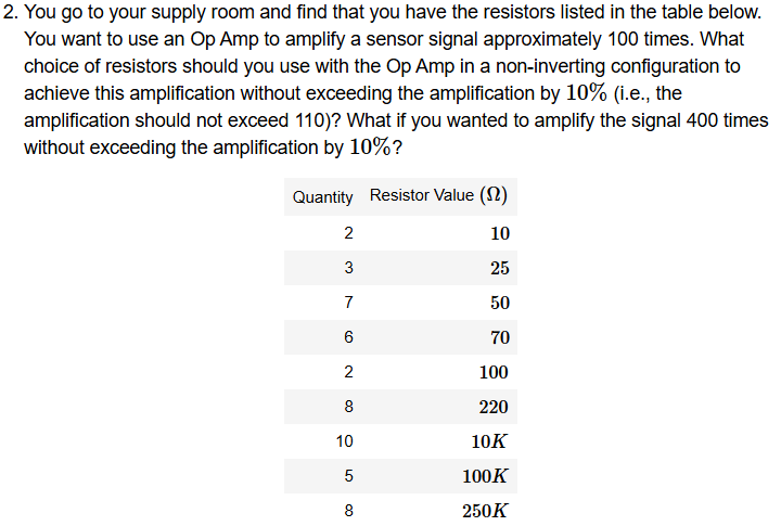 Solved 2. ﻿You go to your supply room and find that you have | Chegg.com