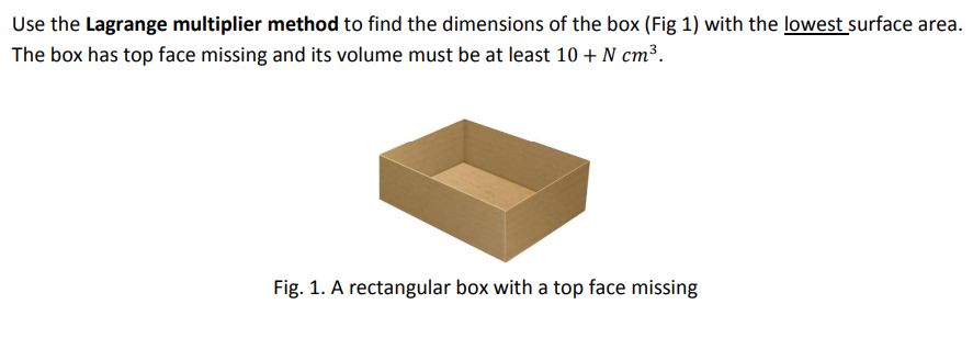 Solved Use the Lagrange multiplier method to find the | Chegg.com