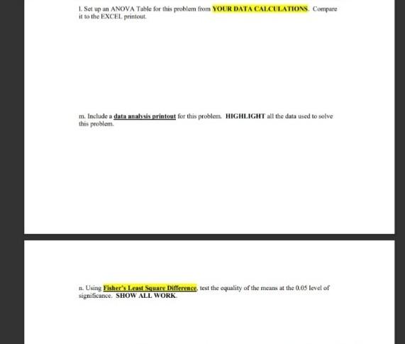 Business Statistics - TF Assignment #6 Due: Thursday, | Chegg.com