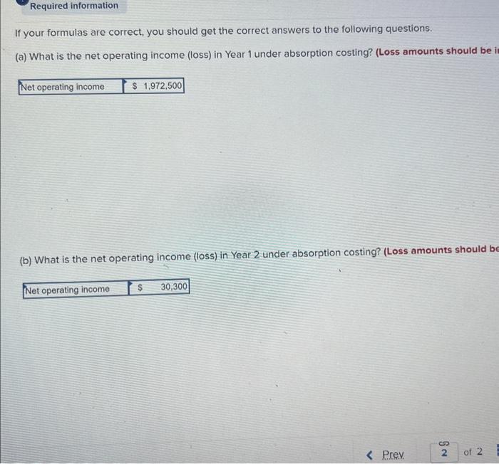 Required information Chapter 6: Applying Excel (Algo) | Chegg.com