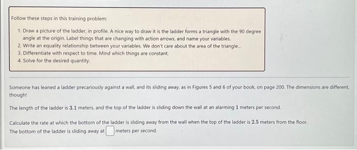 Solved Follow these steps in this training problem: 1. Draw | Chegg.com
